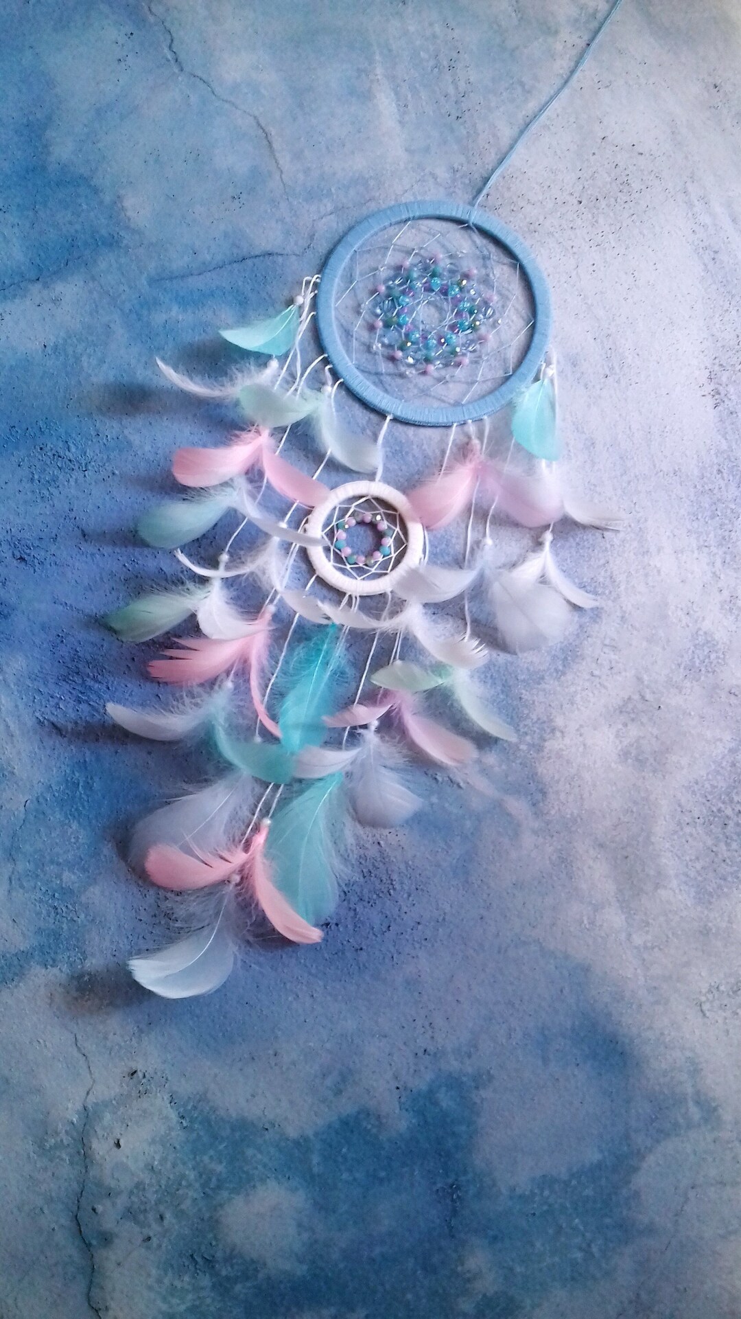 Colorful Dream Catchers Dream Catcher With Crystals Boho Dream Catcher ...