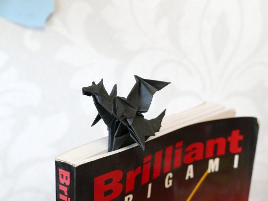 Handmade Bookmark Paper Origami Dragon Best Gift | Etsy