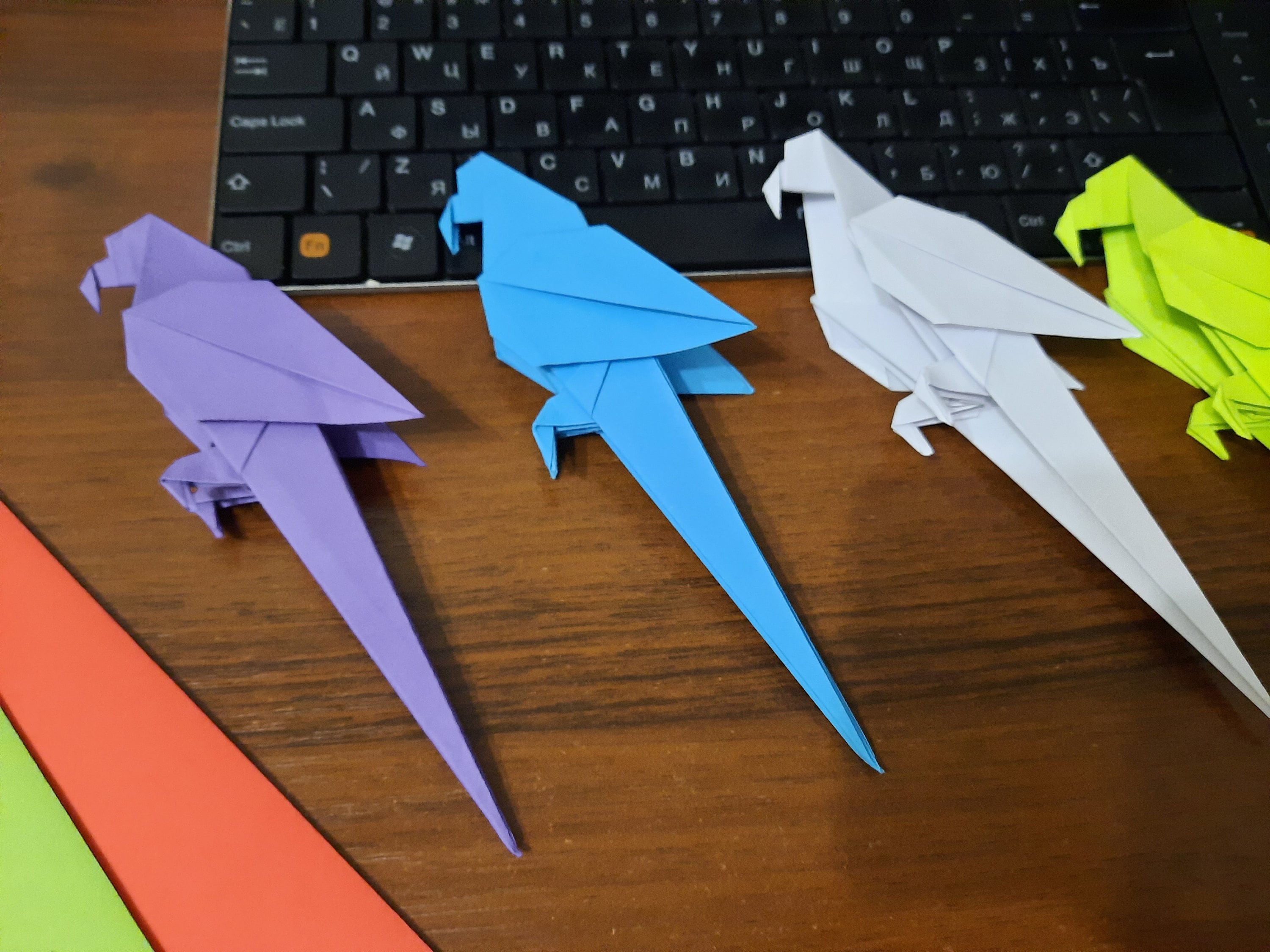 Origami Parrot