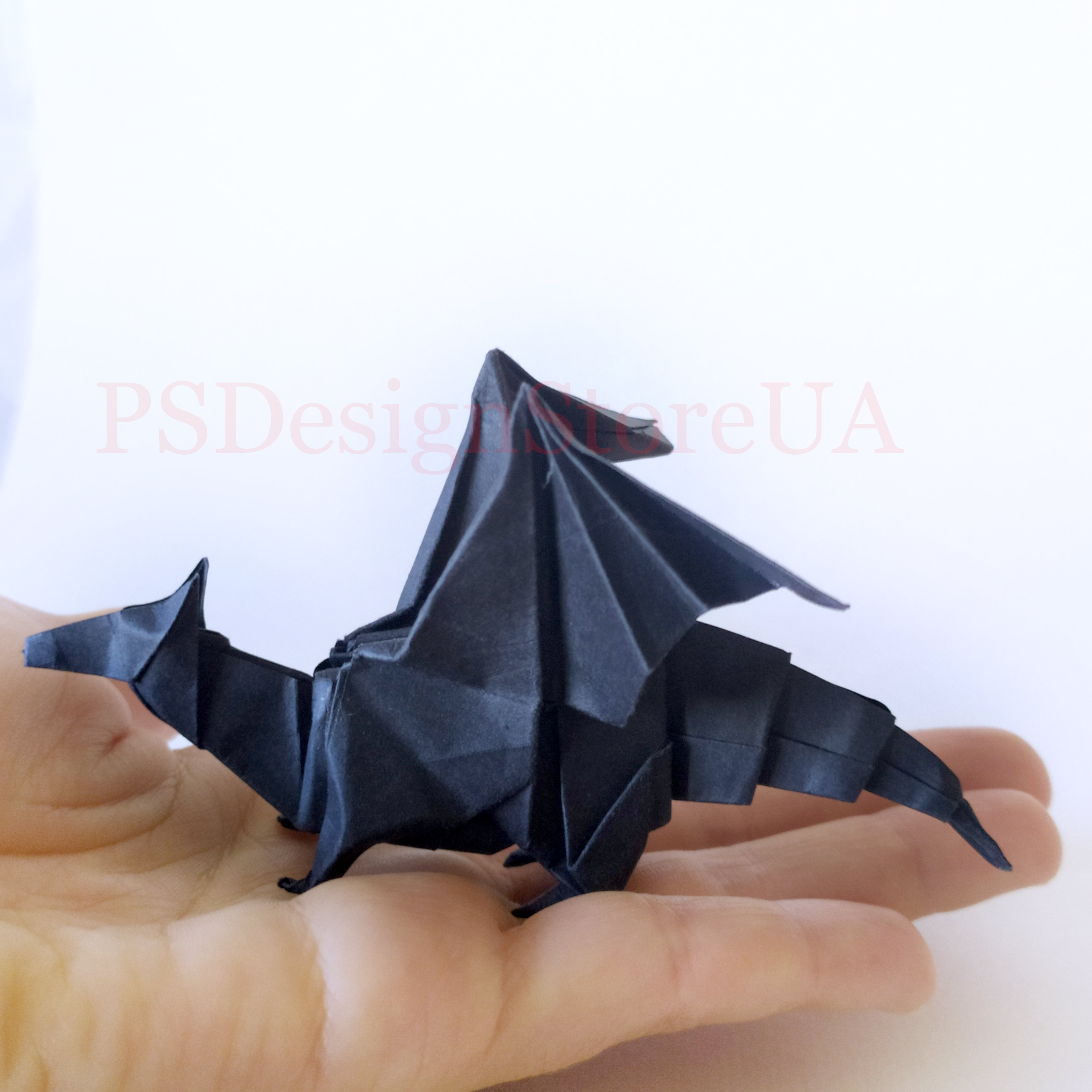 Handmade Origami Dragon, Paper Dragon Decoration, Origami Decoration ...