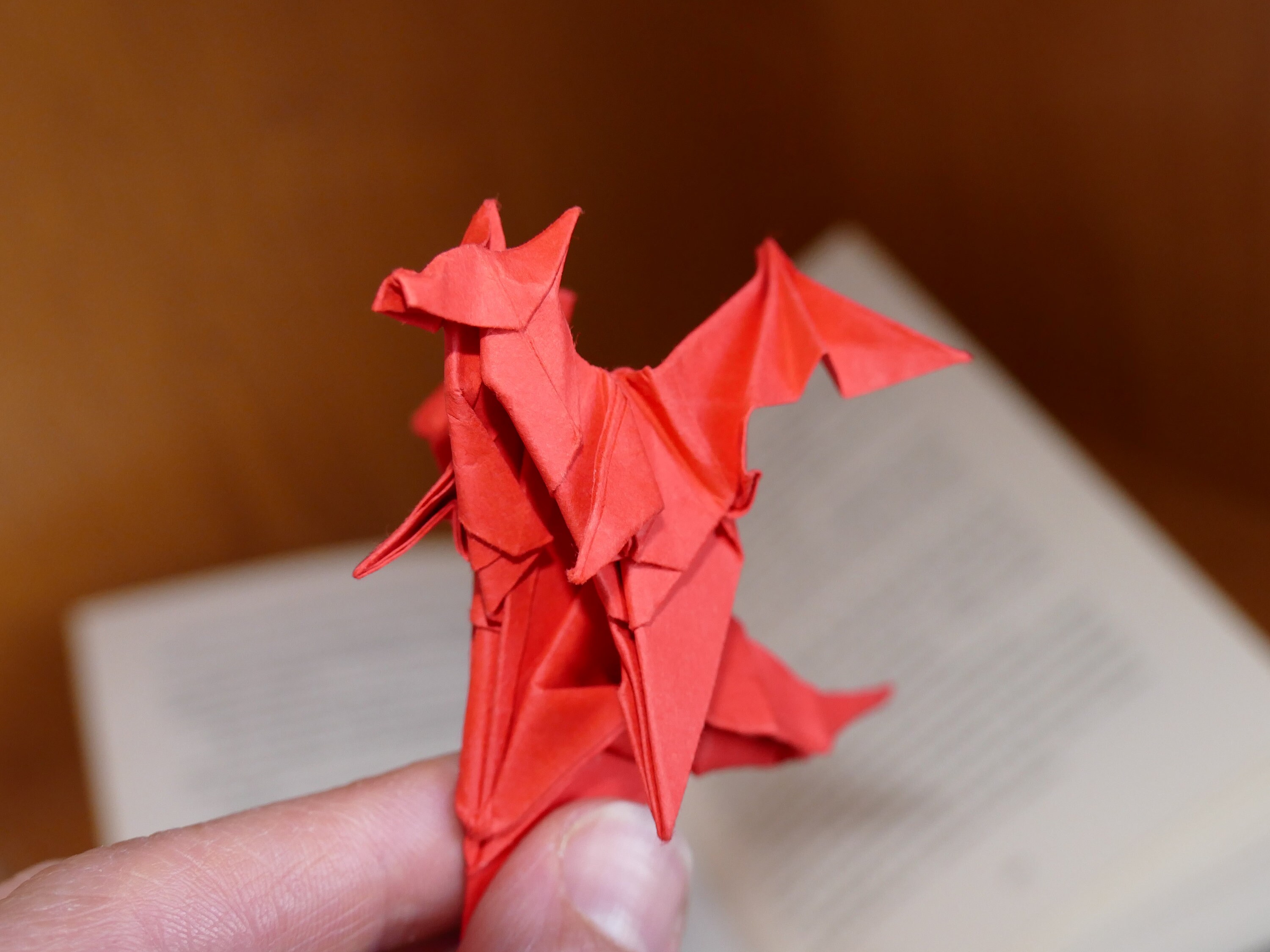 Handmade Bookmark Paper Origami Dragon, Best Gift - Etsy