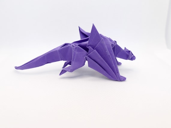 Komplexe Anleitung Zum Origami Drachen