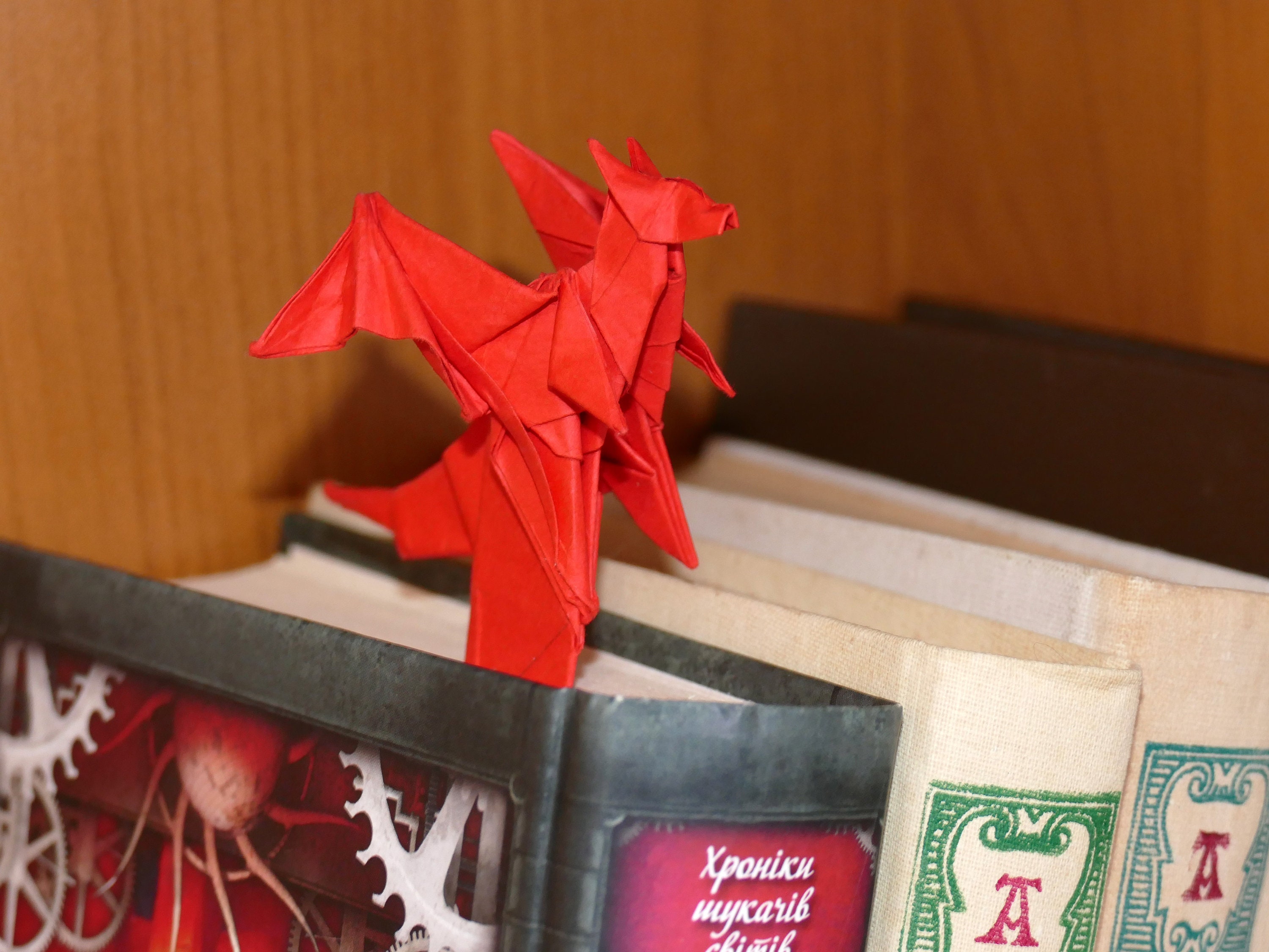 Handmade Bookmark Paper Origami Dragon, Best Gift - Etsy