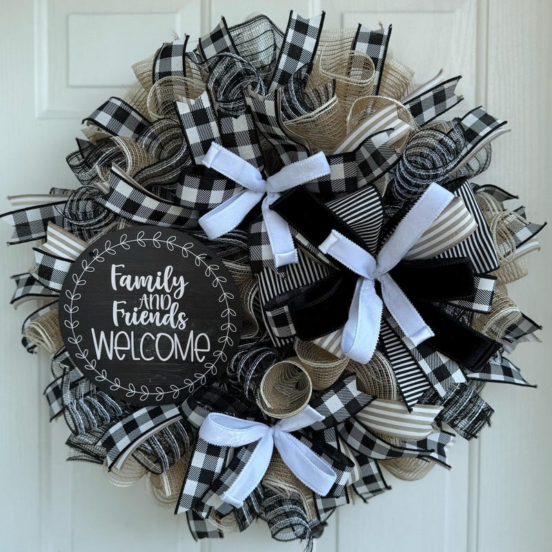 Farmhouse Wreath - Etsy