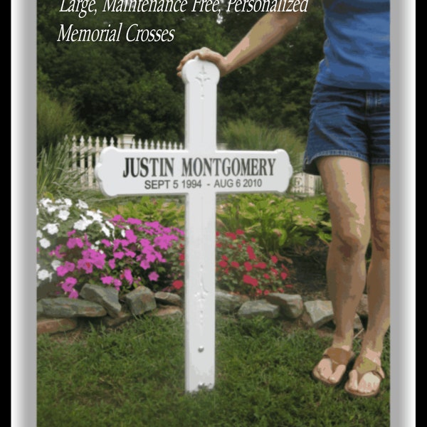 Roadside Memorial Cross - Etsy
