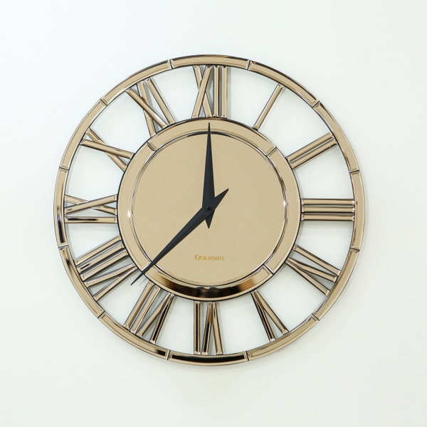 Mirrored Wall Clock - Etsy