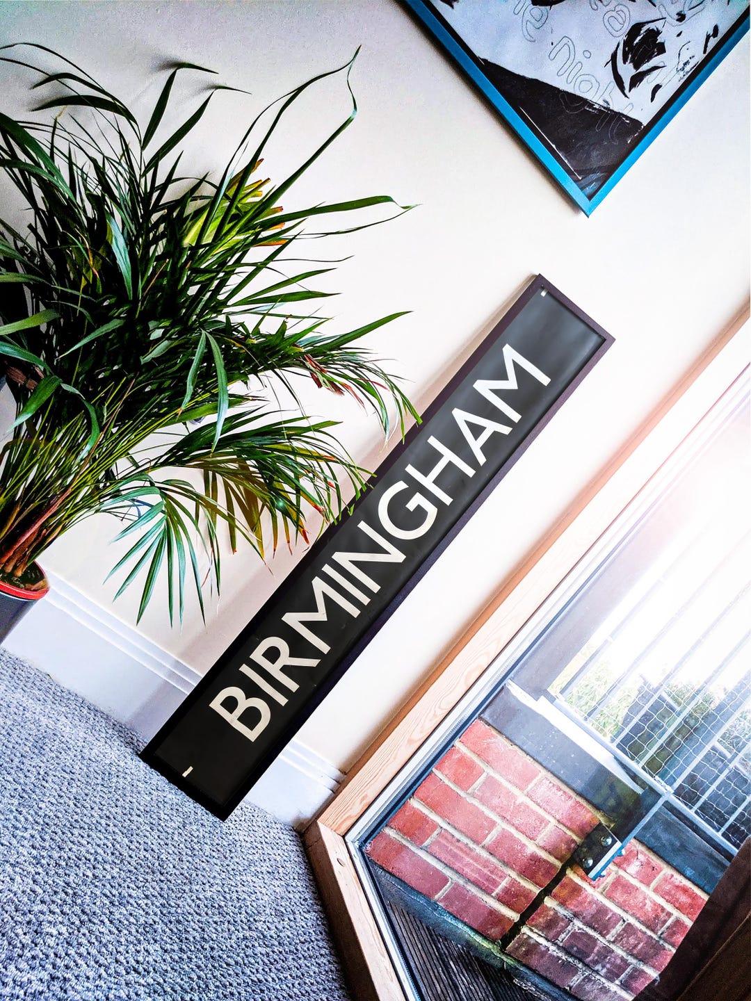 1986 'BIRMINGHAM' Original Bus Destination Blind. Vintage. Transport ...