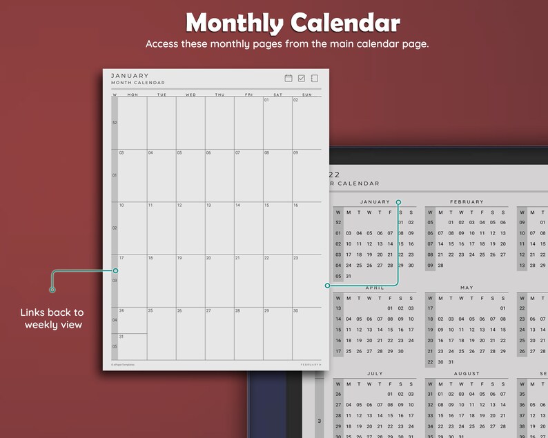 BOOX Note Air Templates Weekly Planner 2021 2022 Instant Etsy BOOX Note Air Templates Weekly Planner 2021 2022 Instant Etsy