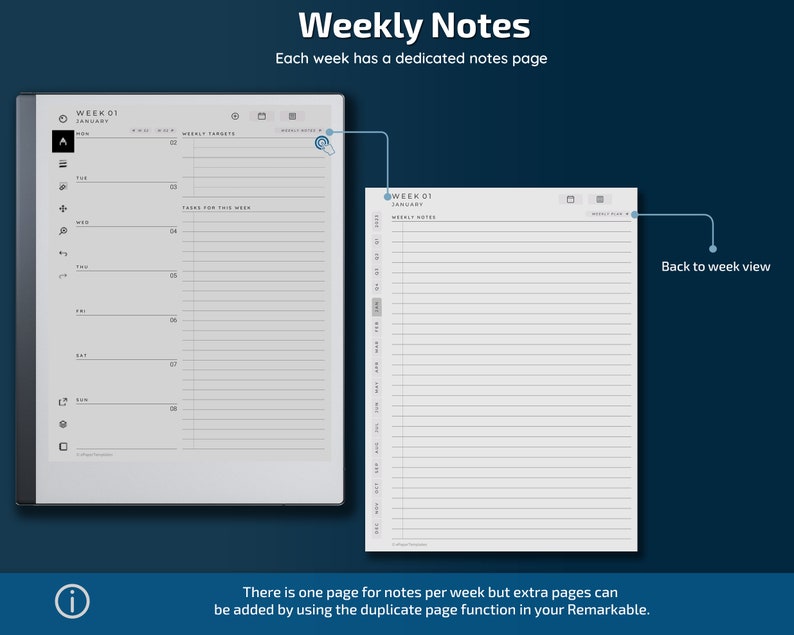 Remarkable 2 Weekly Planner 2023 Remarkable 2 Templates - Etsy UK Remarkable 2 Weekly Planner 2023 Remarkable 2 Templates - Etsy UK