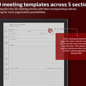 BOOX Note Air Templates, Meeting Book, Instant Download - Etsy UK