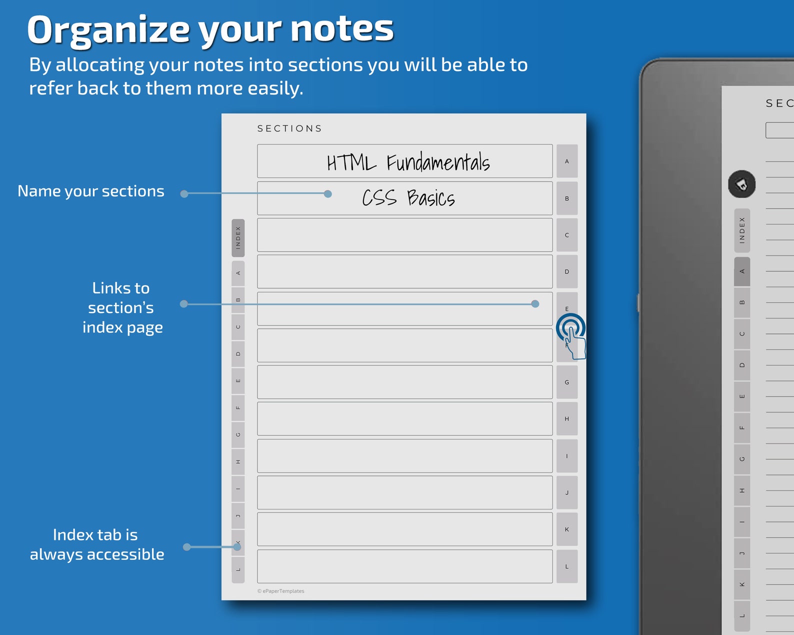 Digital Notebook For Kindle Scribe Kindle Scribe Templates Etsy Canada