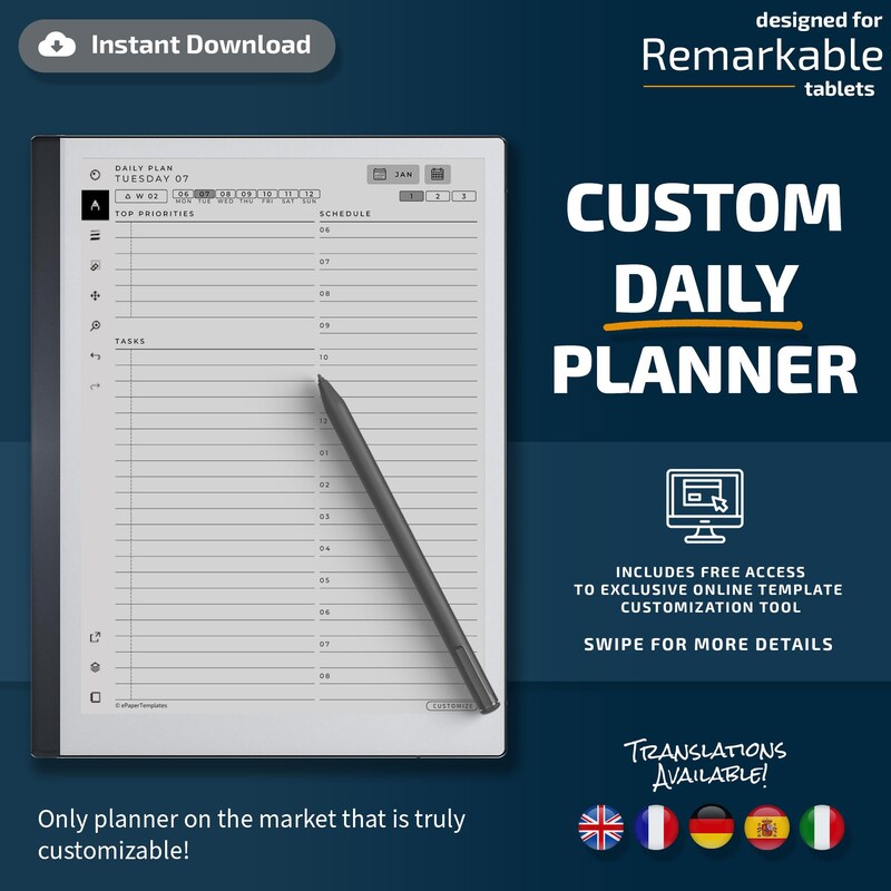 Daily Planner - Etsy
