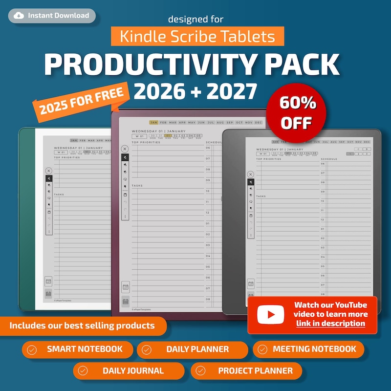 Schedule Block Template - Etsy