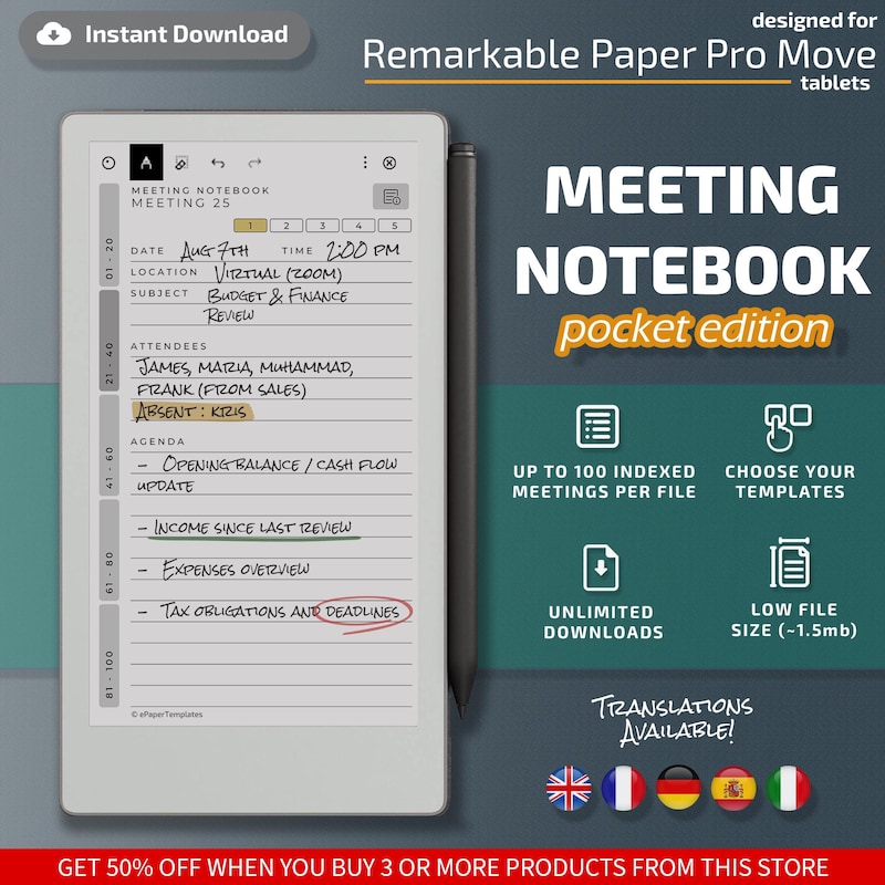 Travel for Remarkable Pro - Etsy