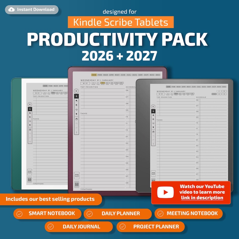 Project Template Kindle - Etsy