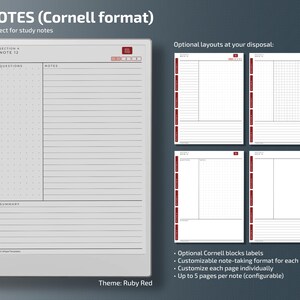 Digital Notebook for Remarkable Paper Pro Tablets, Eink Templates ...