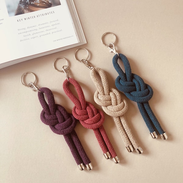 Knot Keychain - Etsy