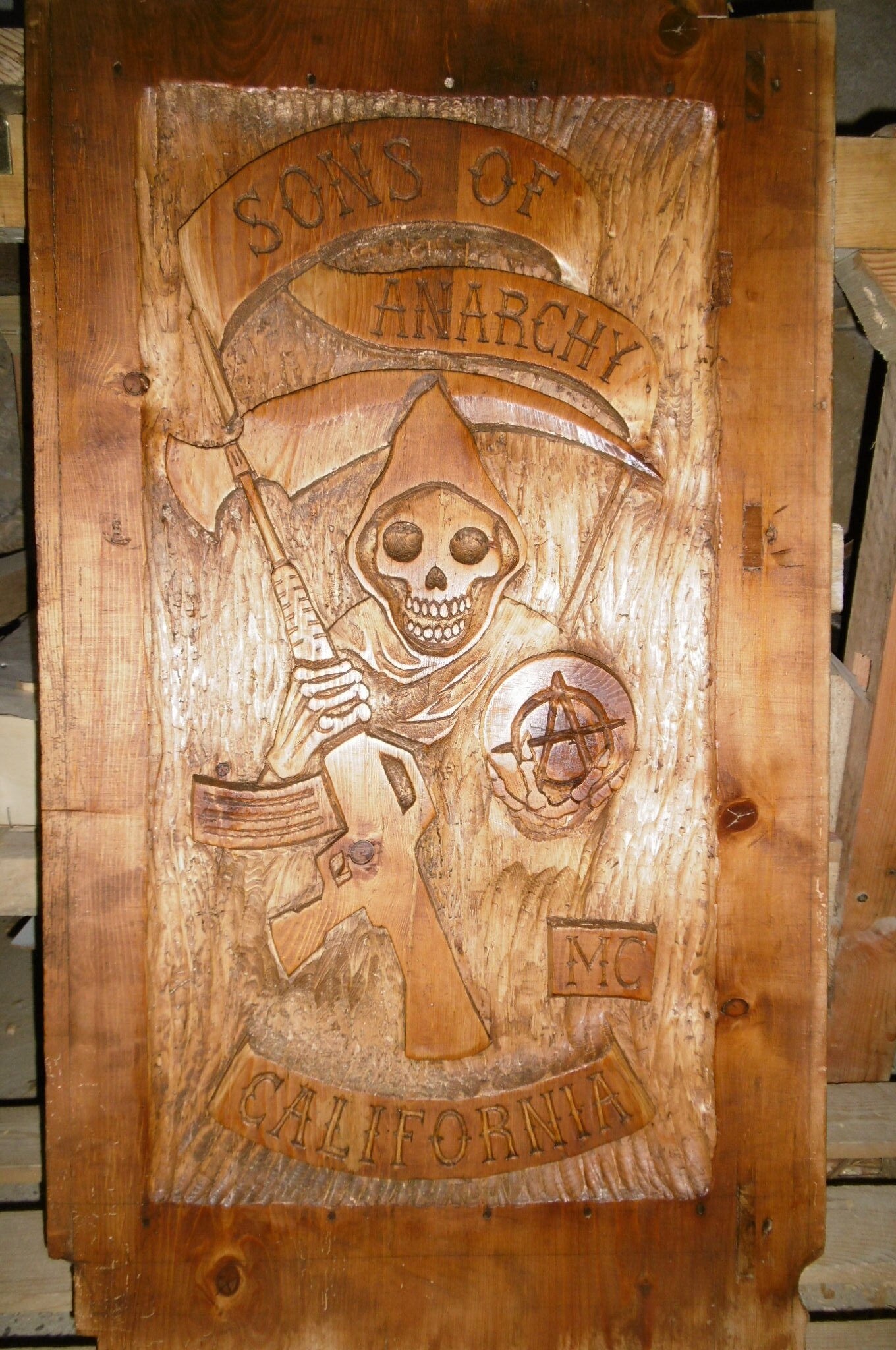 Sons of Anarchy Carved Panel - Etsy