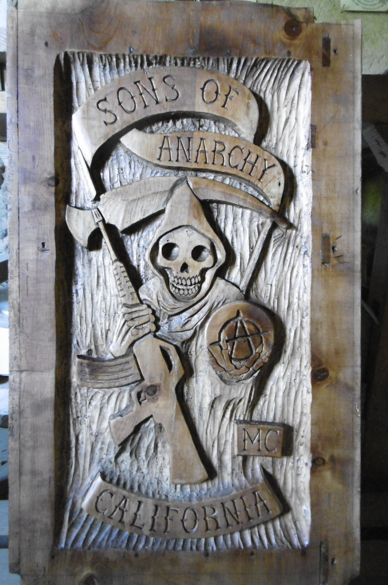 Sons of Anarchy Carved Panel - Etsy