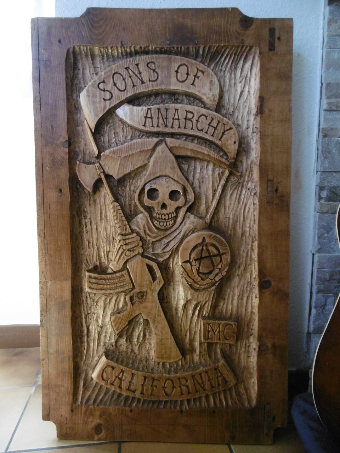 Sons of Anarchy Carved Panel - Etsy