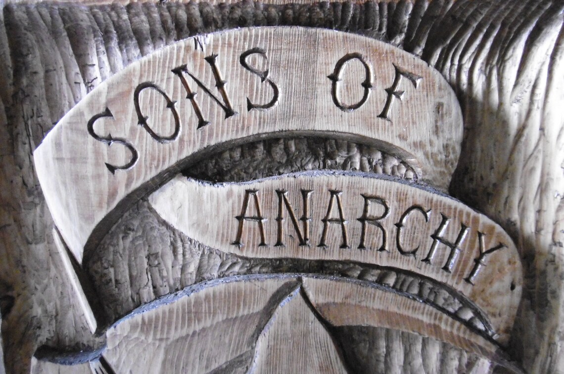 Sons of Anarchy Carved Panel - Etsy