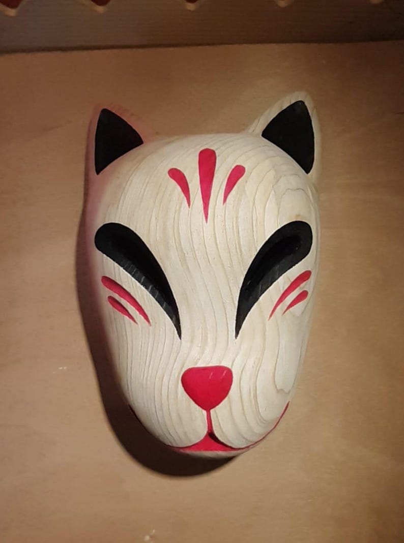 Kitsune Mask - Etsy