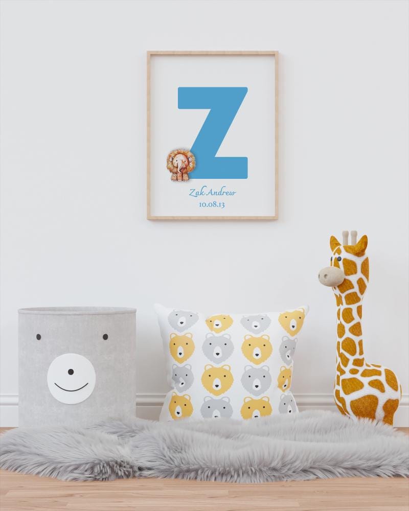 Alphabet Zoo Themed Digital Artwork - Etsy