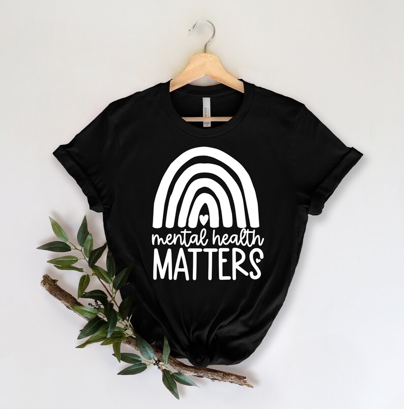 Mental Health Matters Rainbow Svg File Mental Health Cut Etsy Canada