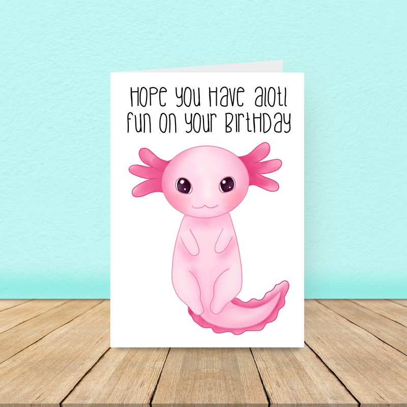 Axolotl Birthday - Etsy