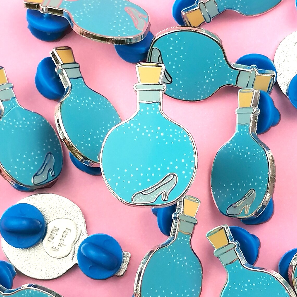 Princess Potions Enamel Pin Set Princess Inspired Potion - Etsy