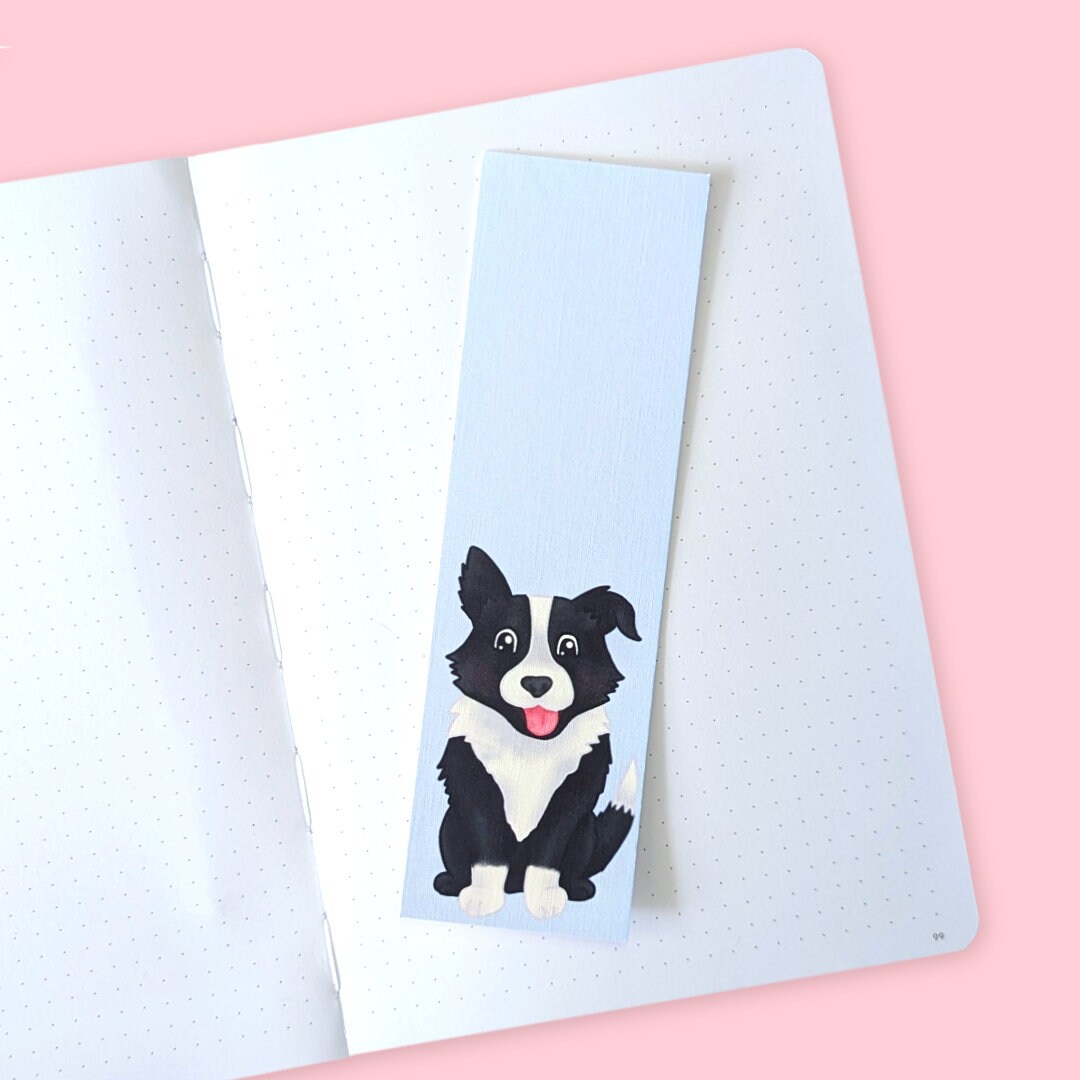 Border Collie Bookmark - Etsy