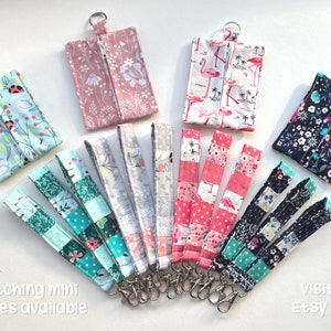 Keyring Strap, Keychain Wristlet, Clip for Keys, Mini Lanyard, Handmade ...