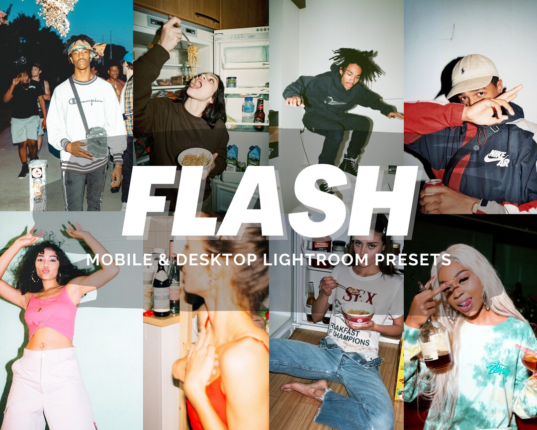 FLASH - 10 Lightroom Mobile & Desktop Presets | Vintage Film Presets ...