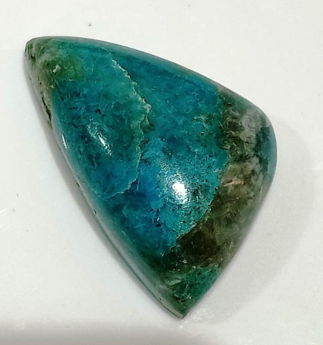 Natural Chrysoprase Chrysocolla Cabochon Gemstone - Etsy UK