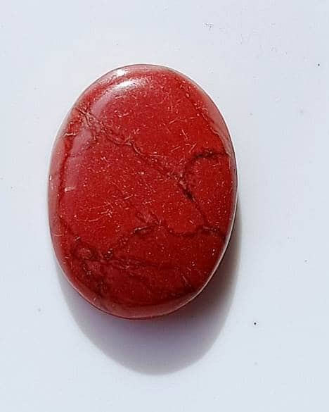 Red Turquoise Lab Created Turquoise Cabochon Gemstone Oval - Etsy UK