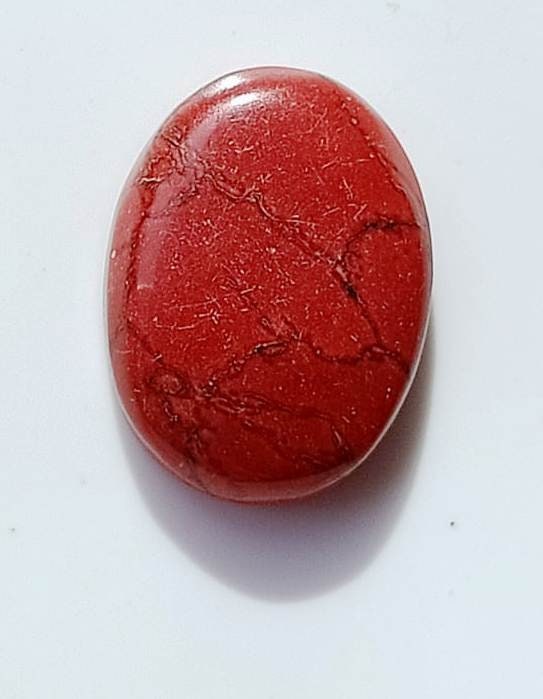 Red Turquoise Lab Created Turquoise Cabochon Gemstone Oval - Etsy UK