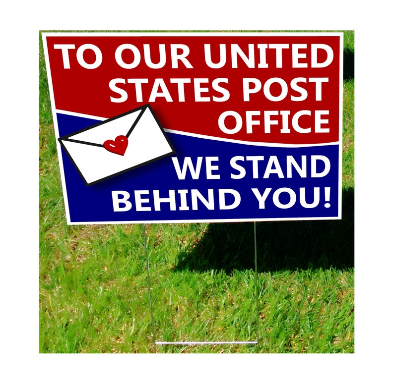 United States Post Office Signs We Stand Behind You We | Etsy