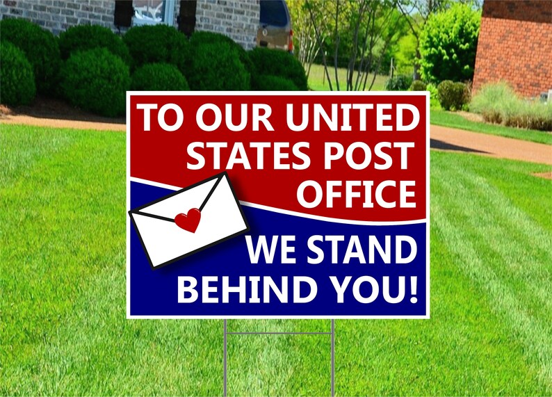 United States Post Office Signs We Stand Behind You We | Etsy
