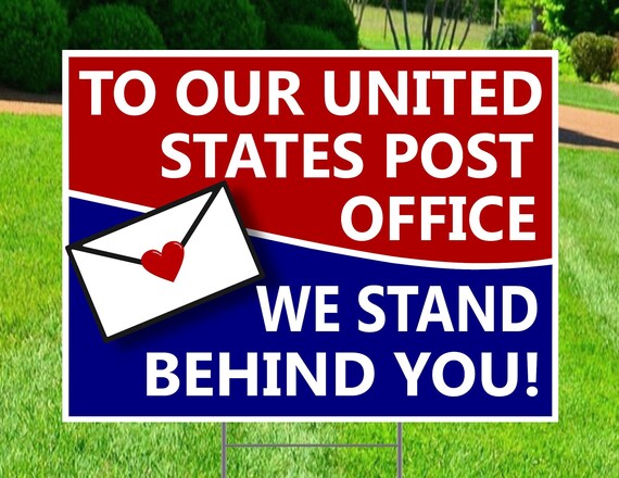 United States Post Office Signs We Stand Behind You We | Etsy