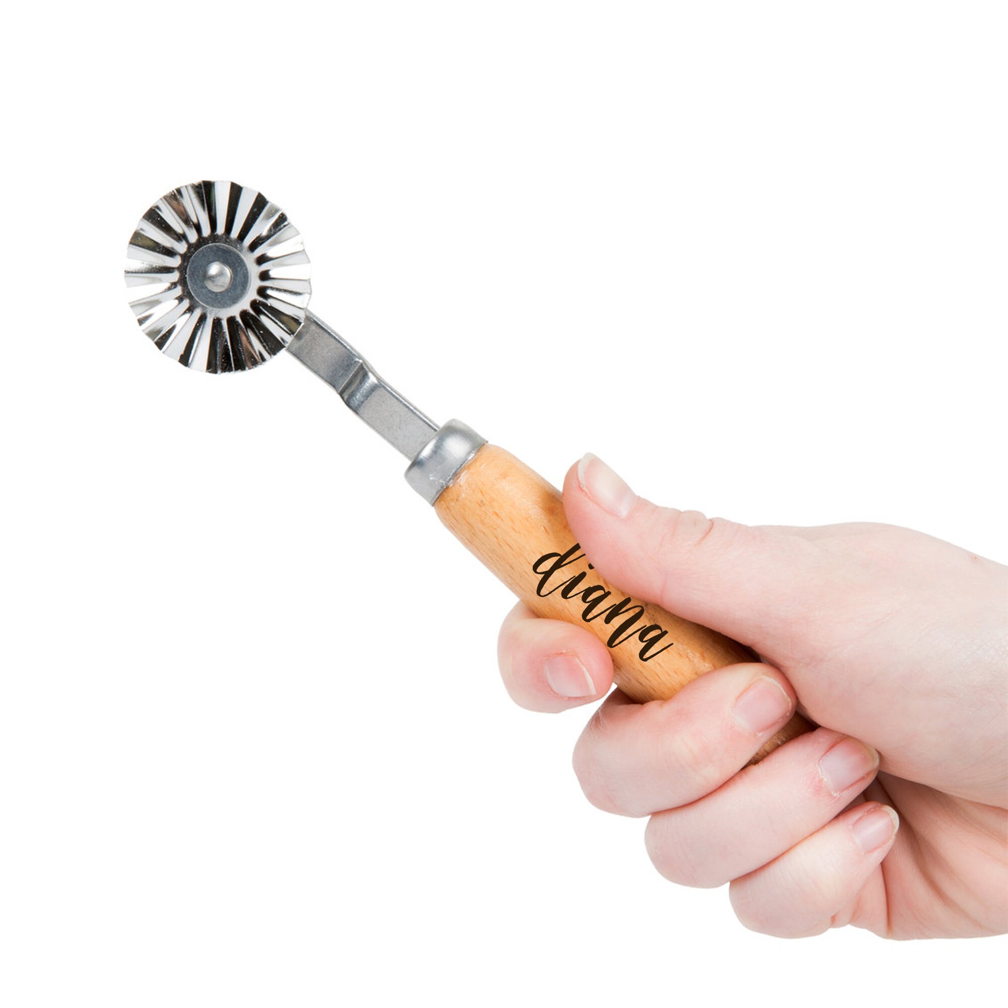 Custom Personalized Stainless Steel Pastry Cutter with Fluted | Etsy