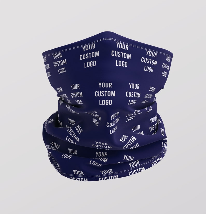 Custom Personalized Neck Gaiter Buff Face Mask for | Etsy