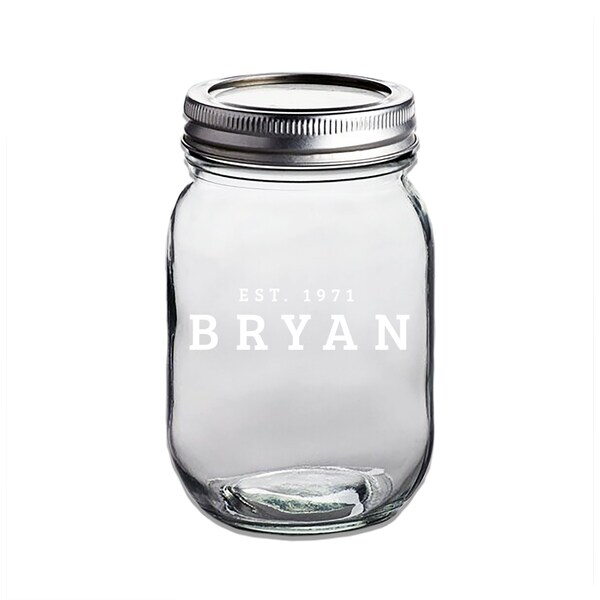 Engraved Mason Jar - Etsy