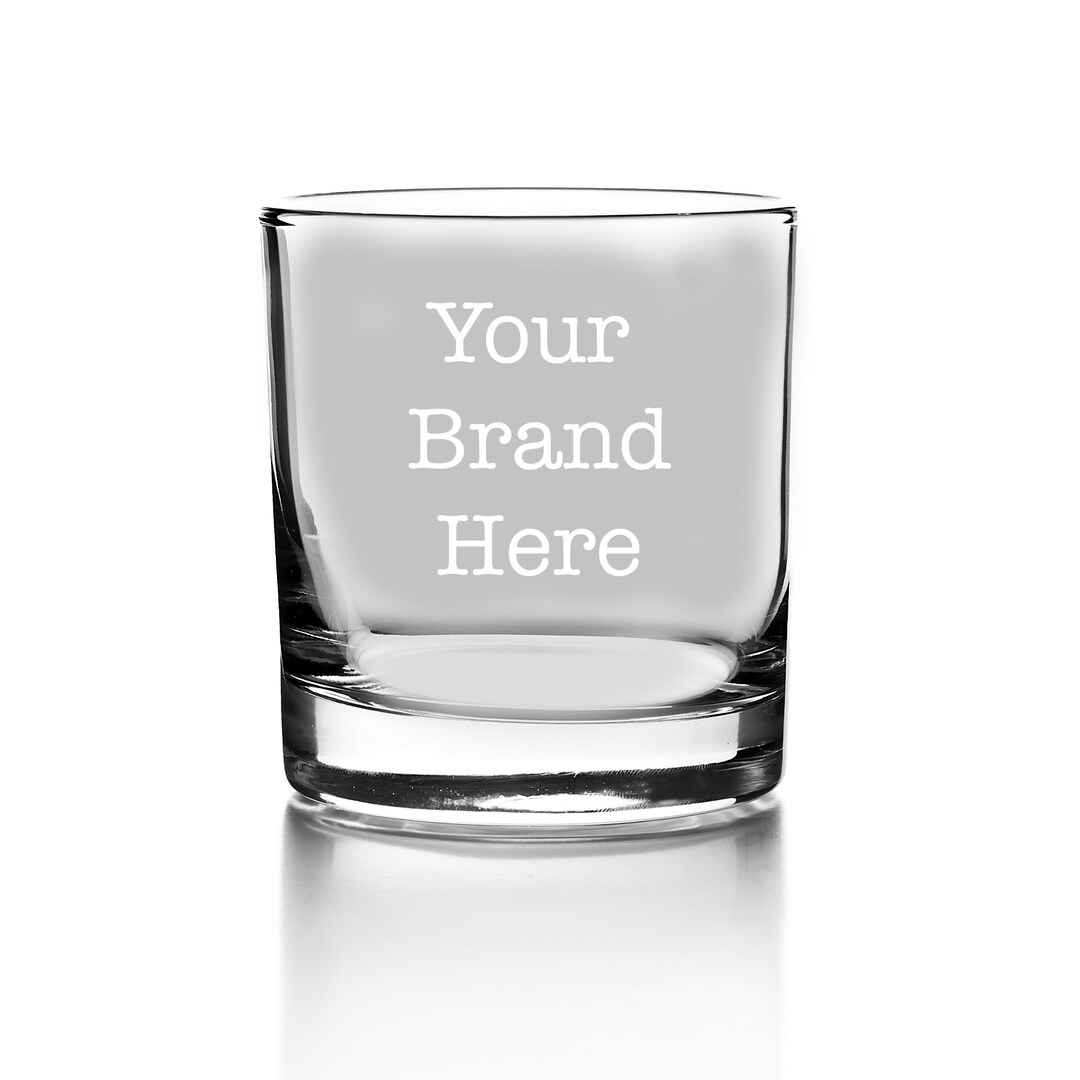 Engraved Highball Round Whiskey Glass With Engraved Brand Perfect Gift ...