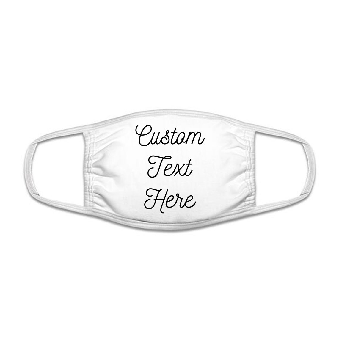 Customized Face Mask for Social-distancing With Custom Text - Etsy