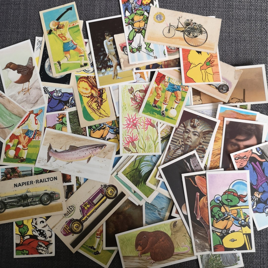 Vintage Tea Cards Mixed Job Lot - Tech, Nature, Movies, TV Etc 10, 25 ...
