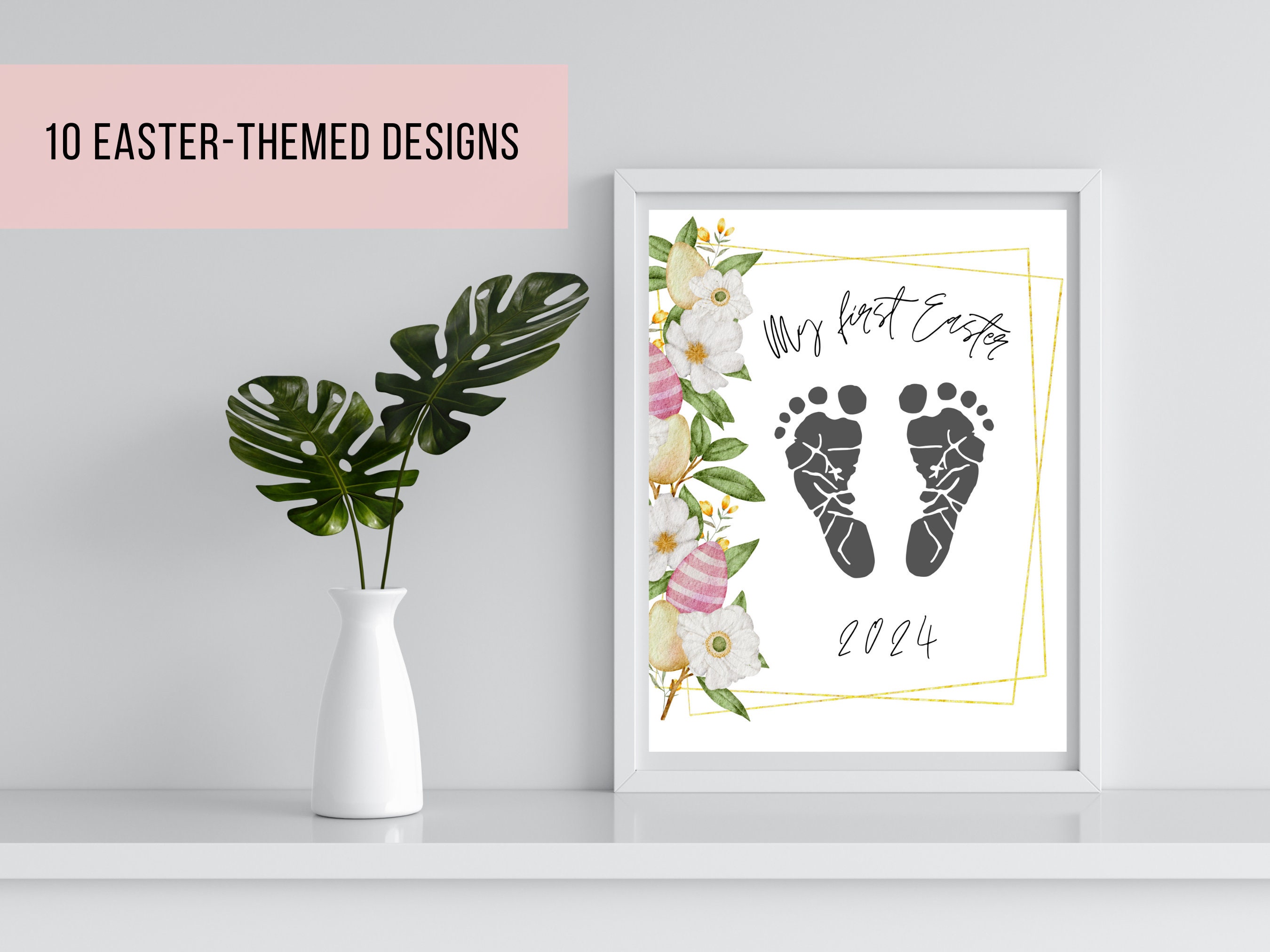 NICU Easter Footprints Art Craft, Nicu Footprints Gift, Child Art ...