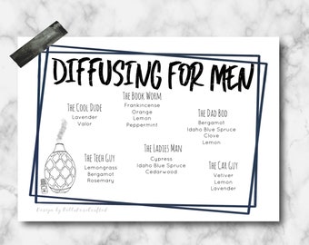 Blends for Men Father's Day Diffuser Blends Men and - Etsy