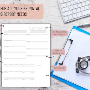 NICU Report Sheet Simple Layout Neonatal, Nurse Brain, Baby Nurse ...