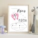 NICU Nurse Footprint Crafts, NICU Babys Milestones Footprints Art Craft ...