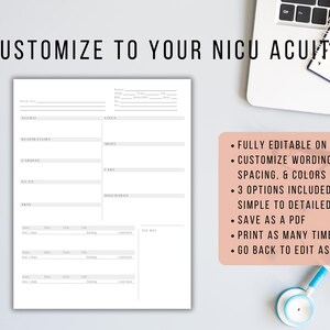 NICU Report Sheet Simple Layout Neonatal, Nurse Brain, Baby Nurse ...
